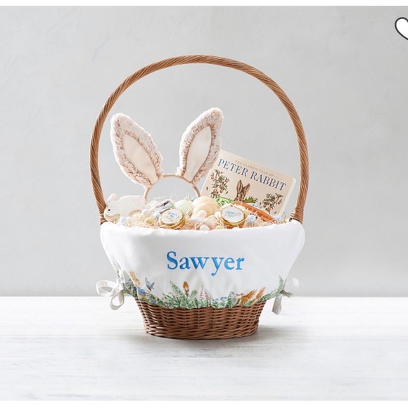 Pottery Barn Kids | Other | Peter Rabbit Easter Basket Liner Nwt | Poshmark